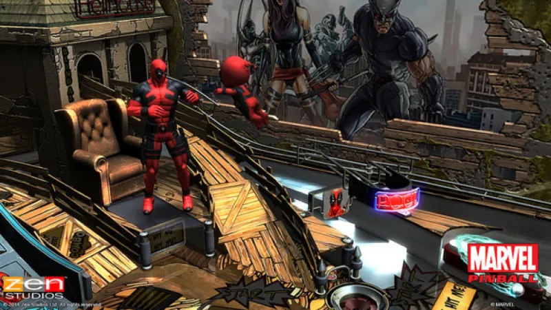 Deadpool Won’t Stop Talking About His New Zen Pinball Table - Game Informer
