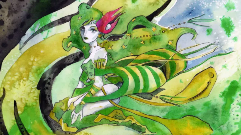 Gorgeous Rydia Painting Is Gorgeous - Game Informer