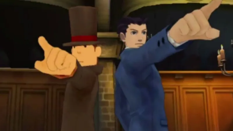 Professor Layton Vs. Phoenix Wright Releases In August - Game Informer