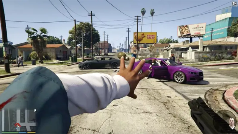 Rockstar Releases Three Minutes Of Intense First-Person GTA V Gameplay ...