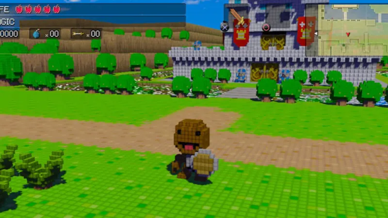 Sackboy Gets His Block On In 3D Dot Game Heroes - Game Informer