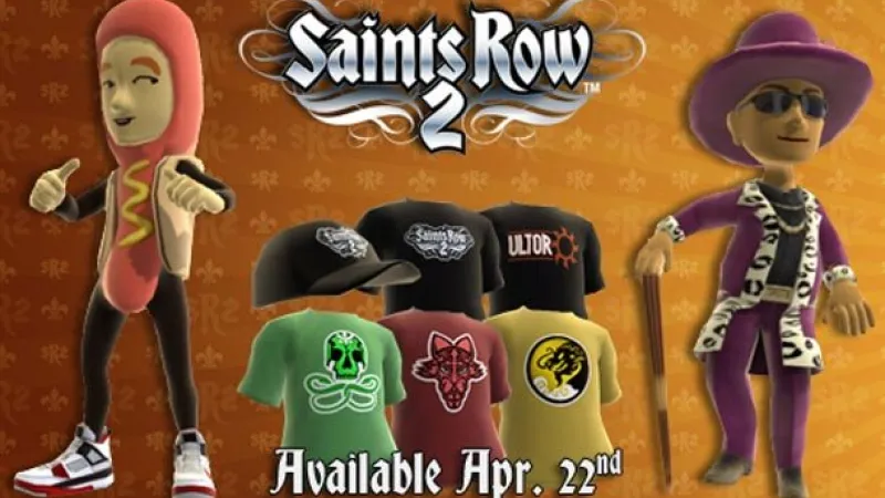 Saints Row 2 Gear Available Now For Microsoft Avatars - Game Informer