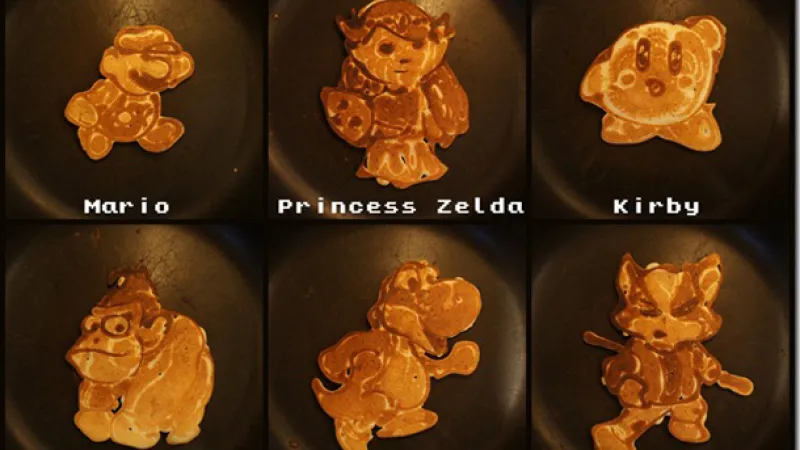Video Game Themed Pancakes Look Too Good To Eat - Game Informer