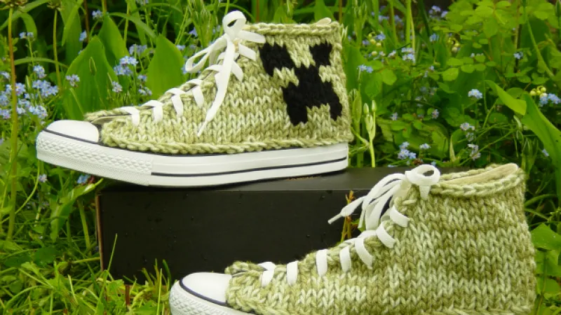 Wear Minecraft Creepers On Your Feet - Game Informer